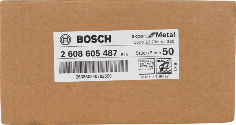 แผ่นกระดาษทราย R444 Expert for Metal - Bosch Professional