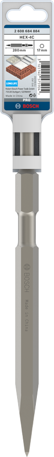 ดอกสกัดปลายแหลม PRO HEX 17-4C - Bosch Professional