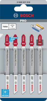 เลื่อยจิ๊กซอว์ PRO Plastics PC clean T101A - Bosch Professional